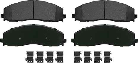 High-Performance Ceramic Front & Rear Brake Pads Kit D1680 DC3Z-2001-A ...