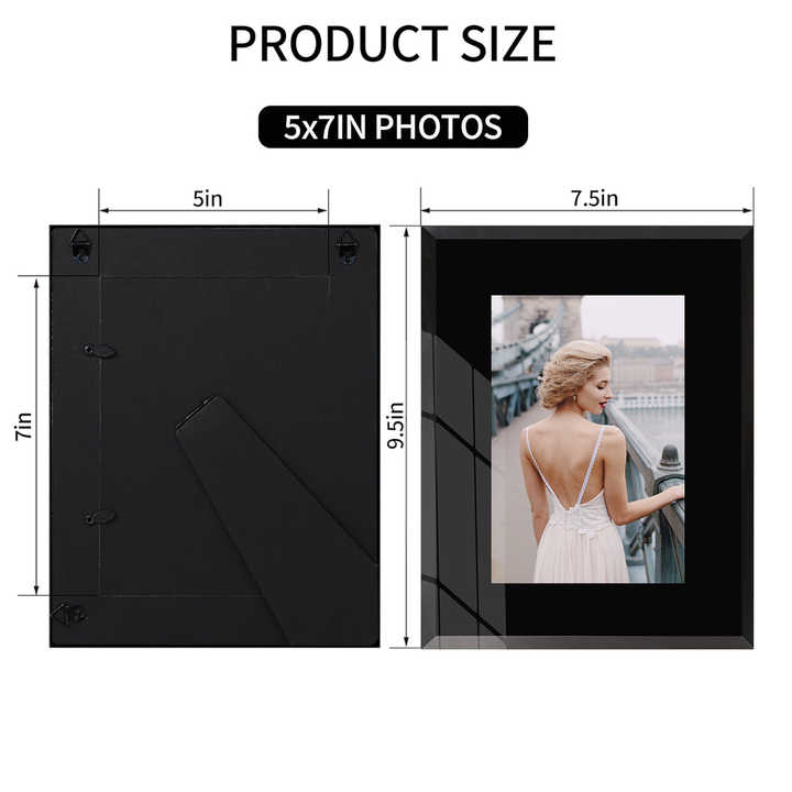 5x7 Picture Frames Glass Photo Frame for Wedding Gift Crystal Frame| Alibaba.com