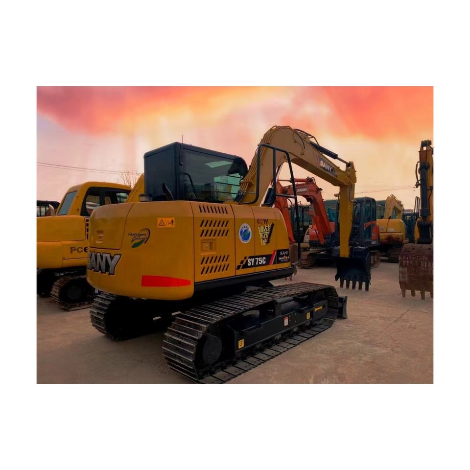 Used SANY 75 SY75C 7 Ton Mini Original Excavator Digger Secondhand ...