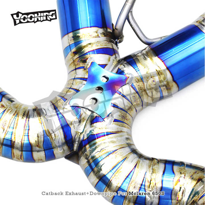 Factory Straight Exhaust Pipe Downpipe Free Flow Pipes for Mclaren 650S ...