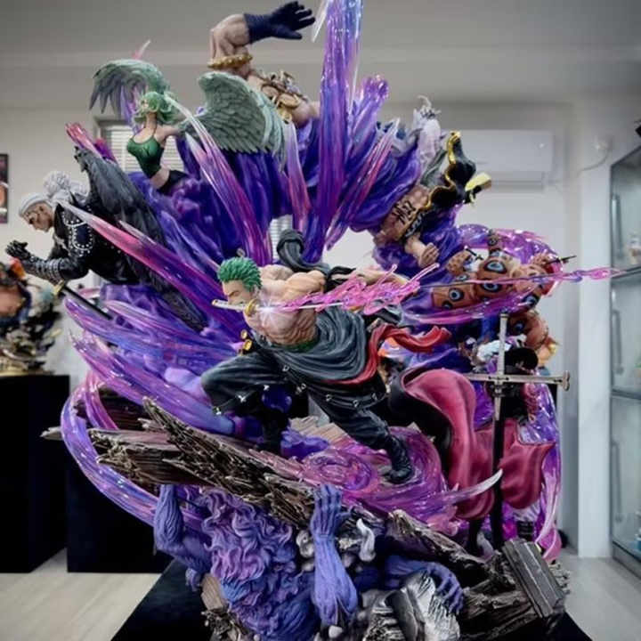 One Pieced King Vice Yama Ghost Luffy Anime Figures Zoro