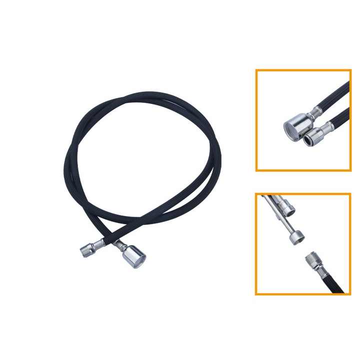 Hot Sale Thickened Black Nylon Knitted Flexible Kitchen Hose PVC Inner ...