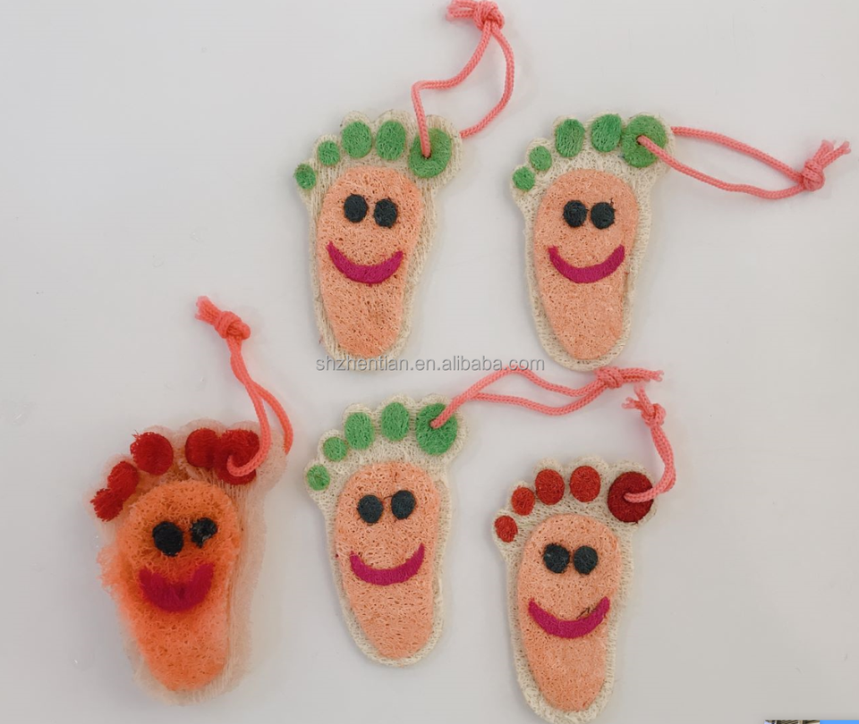 Natural Soft Luffa Loofah Pulp Section Square Scouring Pads Dish POTS ...