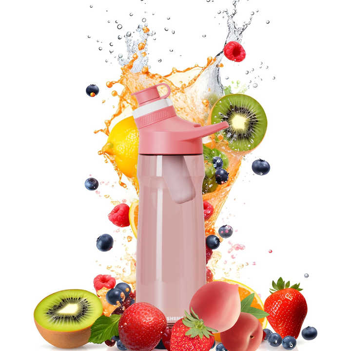 24oz Plastic tritan fruit flavored selah Water Bottle with flavors ...