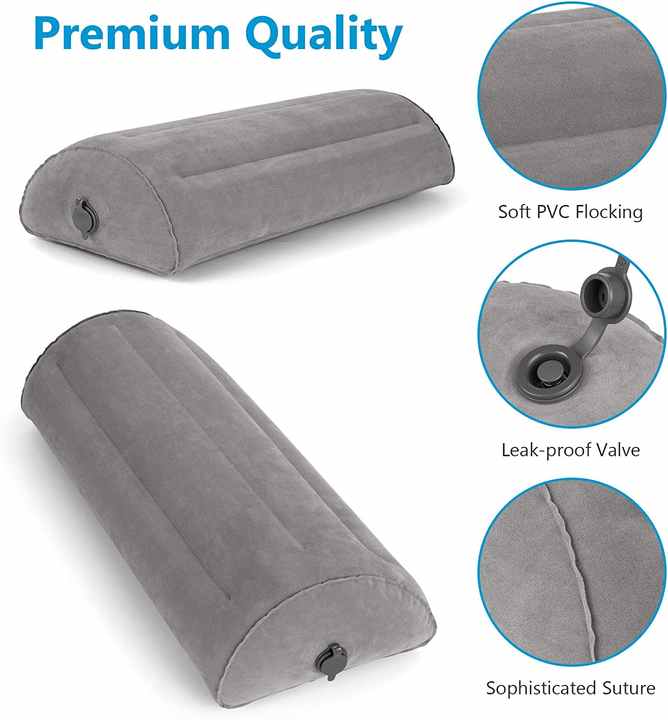 Half Moon Pillow - Inflatable Support for Healthy Sleep