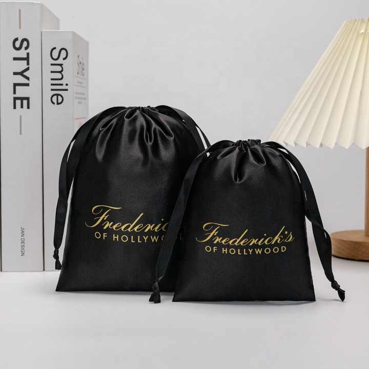 Custom Drawstring Satin Bag - Perfect for Jewelry & Gifts