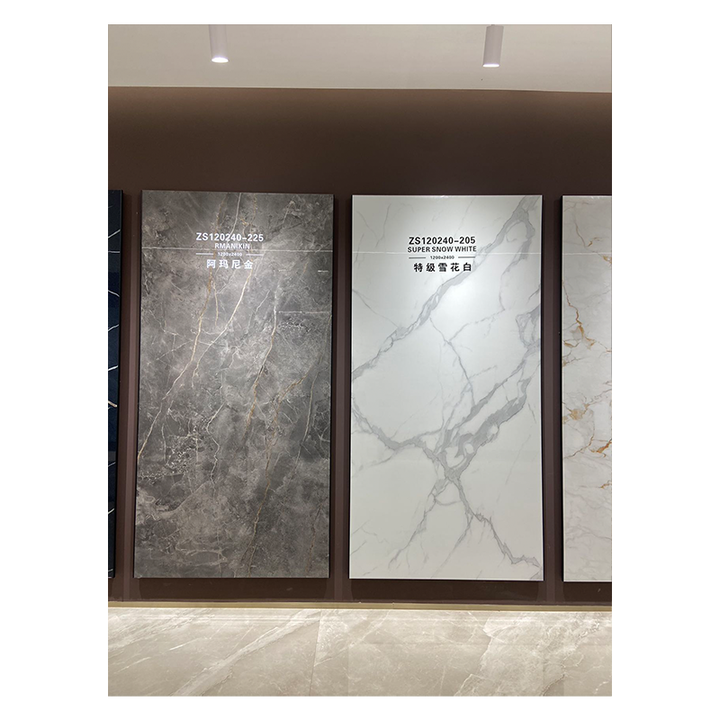 Full Body Sintered Stone Slabs with Gray Marble Pattern for Seamless ...