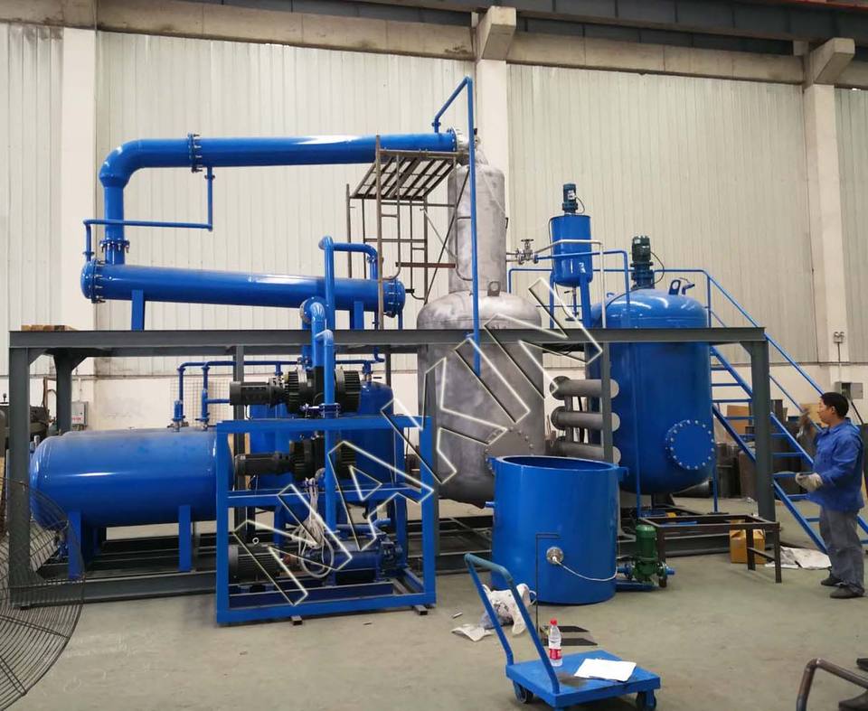Used Engine Oil Recycle Machine - Waste to Base Oil Refinery