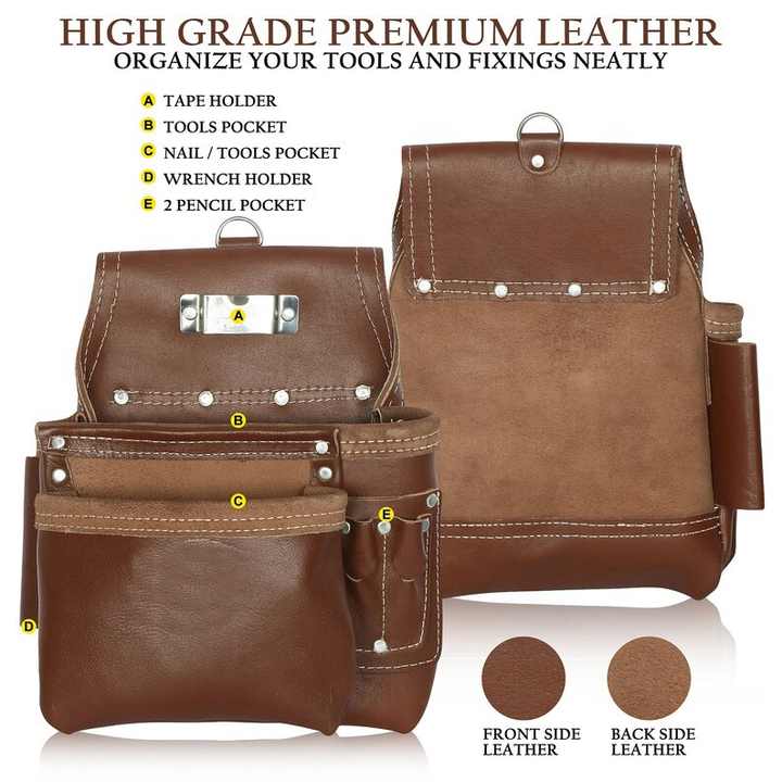 HIBO Leather Tool Bags - Durable, Comfortable, and Versatile