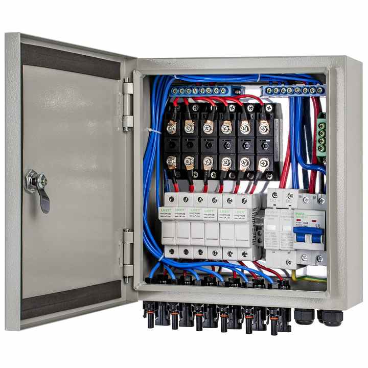Customized PV DC Combiner Box - IP65 Protection Level