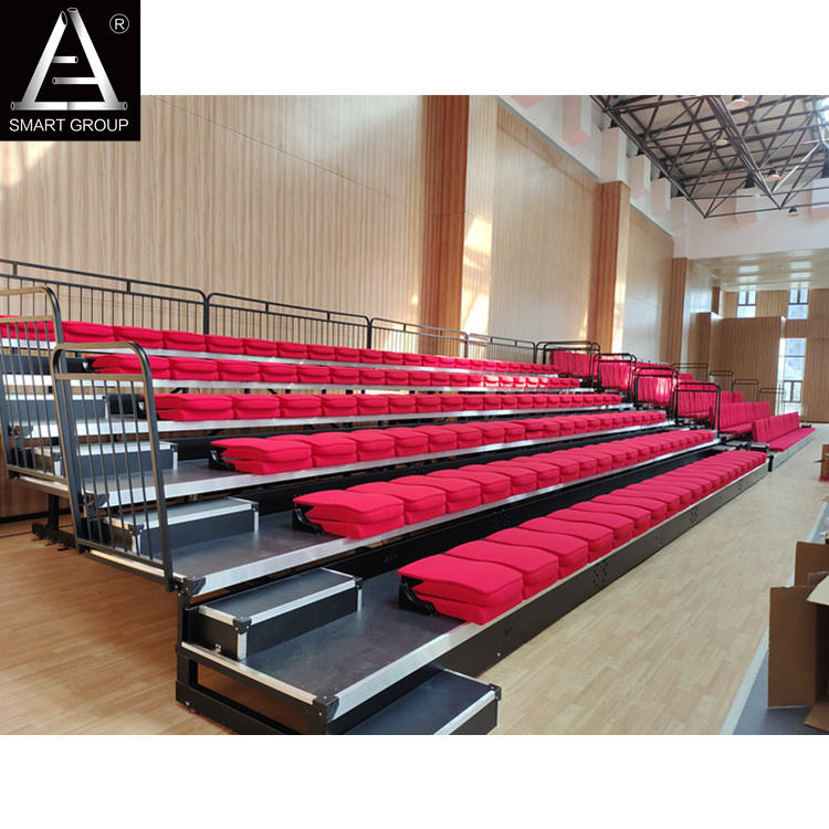 Custom Telescopic Tribuna Retractable Seating, Gym Bleachers ...