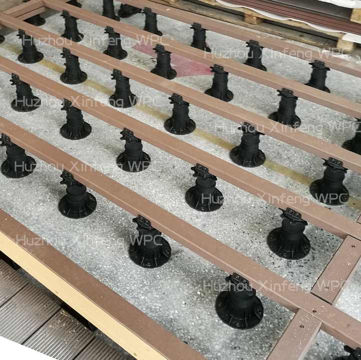 Low Height Adjustable Decking Base Raised Floor Pedestal for Drainage ...