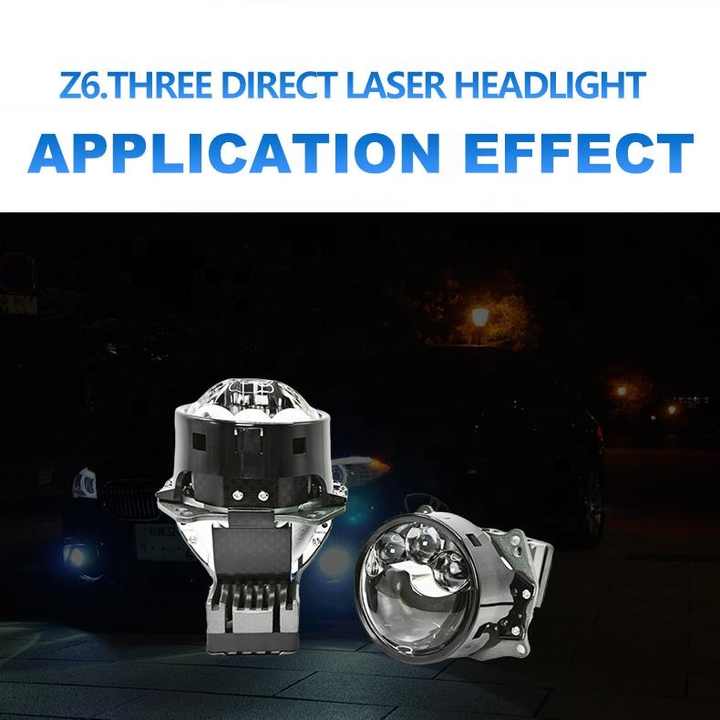 IDISON Z6 High Beam 8000Lux Integrated Bi-LED Lamp Yellow White Auto ...