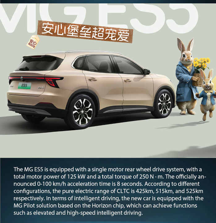 High Quality 2025 MG ES5 425 Pro Rear-Drive Edition Single-Motor Rear ...