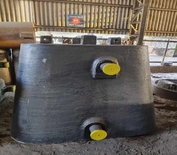 High-Temperature Industrial CI Slag Pot for Foundry Sand Cast Molten ...