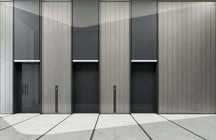 Stainless Steel Elevator Door Jamb Entrances for Hotels