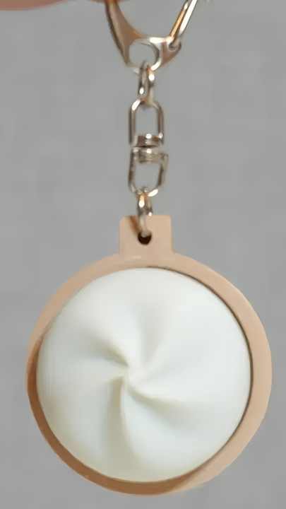 New 3D Printed Stuffed Steamed Bun Taptap Clicker Keychain Stress ...