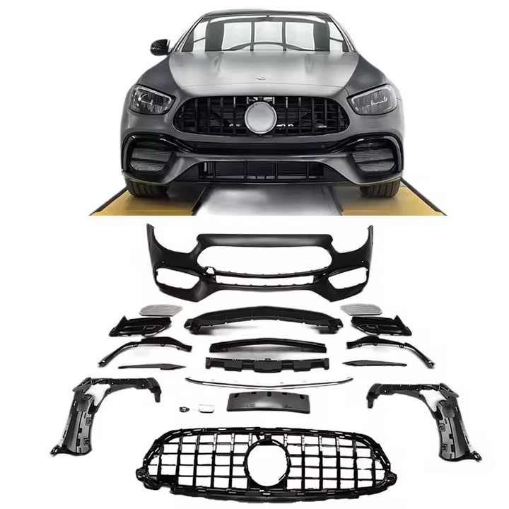W213 E63 M-tech Bodykit With Car Bumper Facelift for Benz W213 Old ...