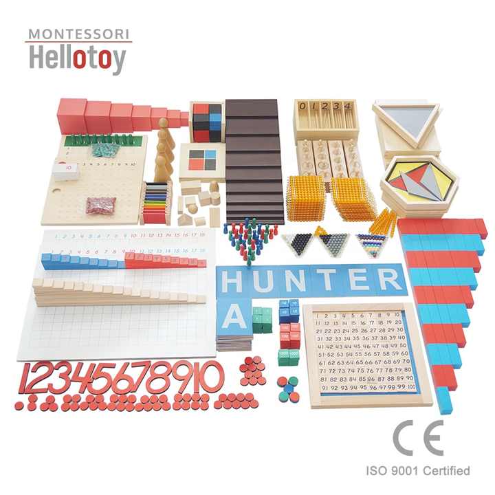 Montessori Family Set Educational Toys for 2-7 Year-olds