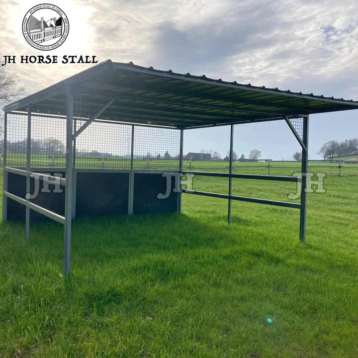 Hot Dip Galvanized Horse Equipment Stable Horse Stall Classic Open ...