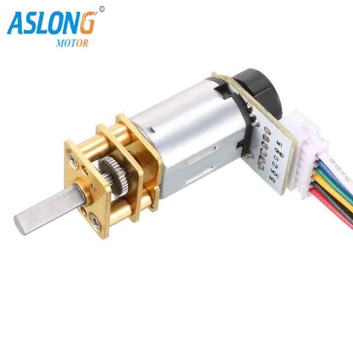 ASLONG GB12-N20B DC Geared Motor - High Efficiency & Durability