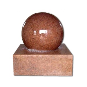 Natural Wholesale rotating granite sphere fountain For All Garden ...