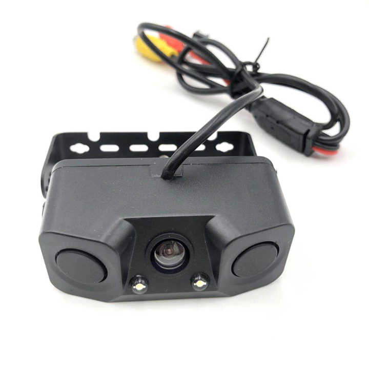Car Reversing Camera Parking Sensor with Radar Camera 3 in 1
