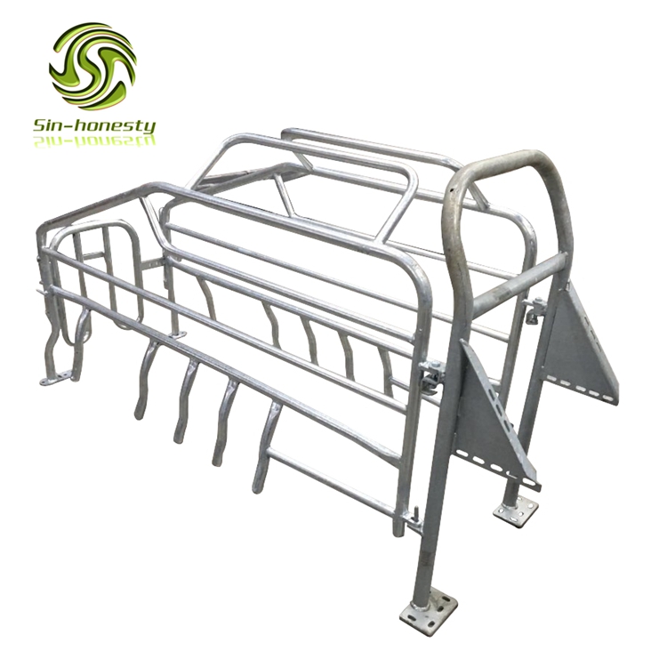 2025 Pig Cages - Durable Galvanized Farrowing Crates