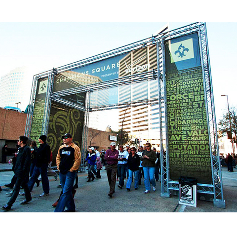 Outdoor Event Aluminum Frame Square Truss Entryway Structure - 3-Year ...