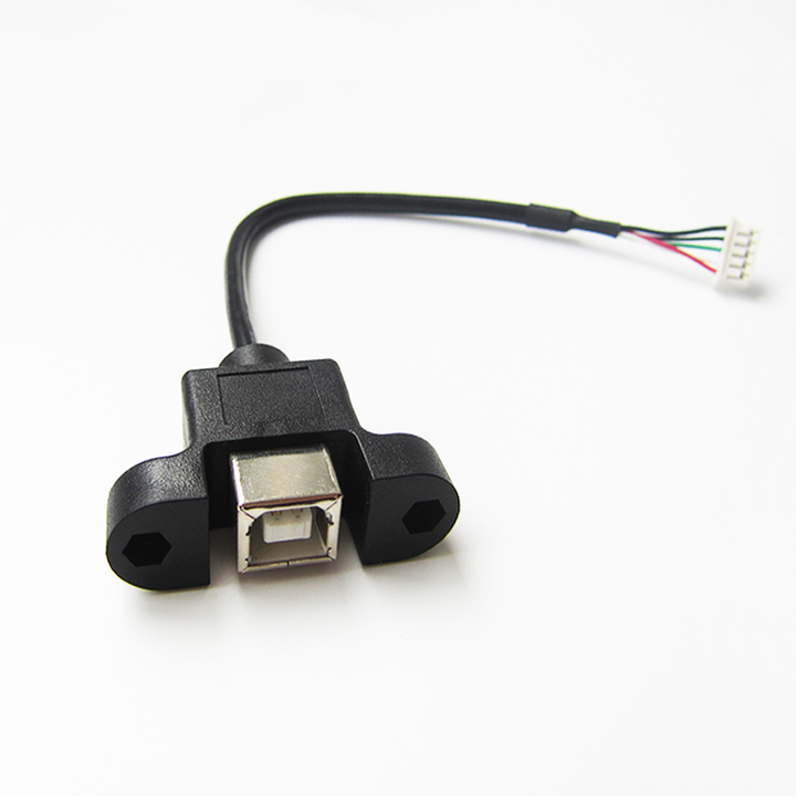 Customized Usb-b Female To 5p Hsg Cable,Usb Bf To 5p Housing Cable ...