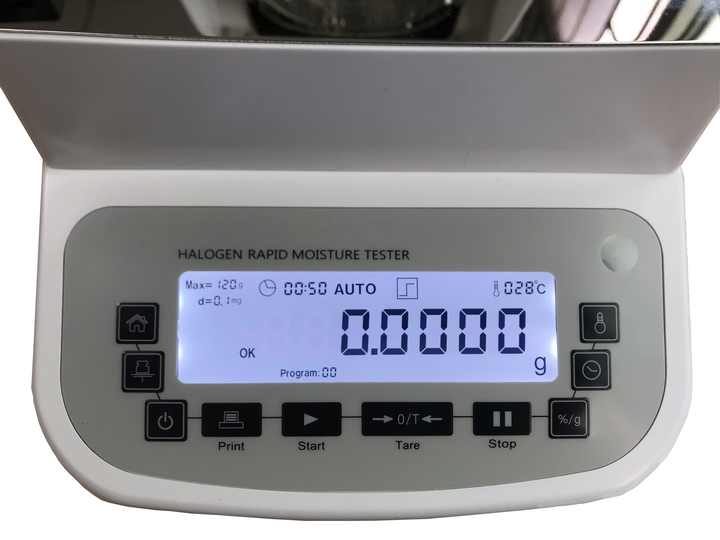 Laboratory Plastic Halogen Moisture Analyzer with Touch Screen
