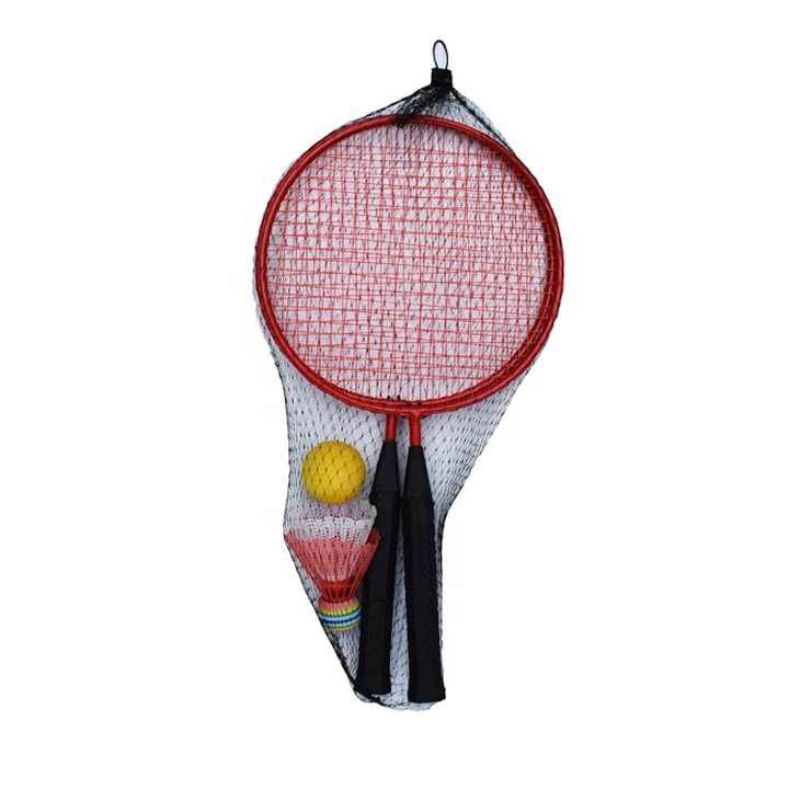 2 Player Outdoor Sports Toys - Steel Mini Short Badminton Racket for Kids