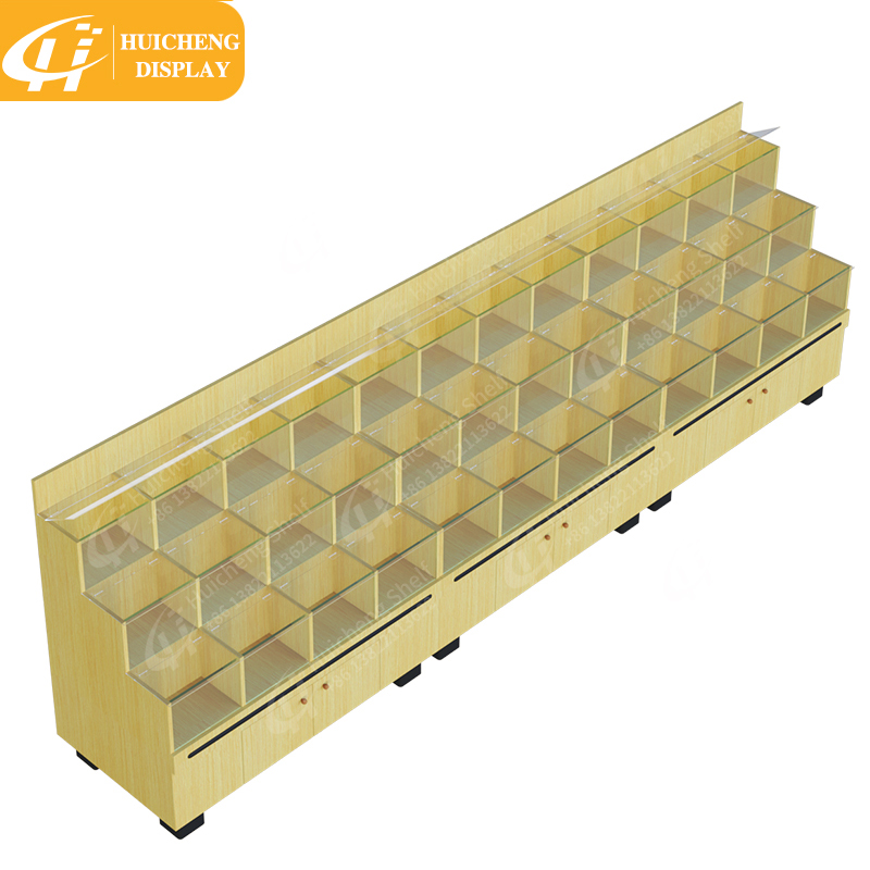 Versatile Supermarket Food Display Shelves for Bulk Goods