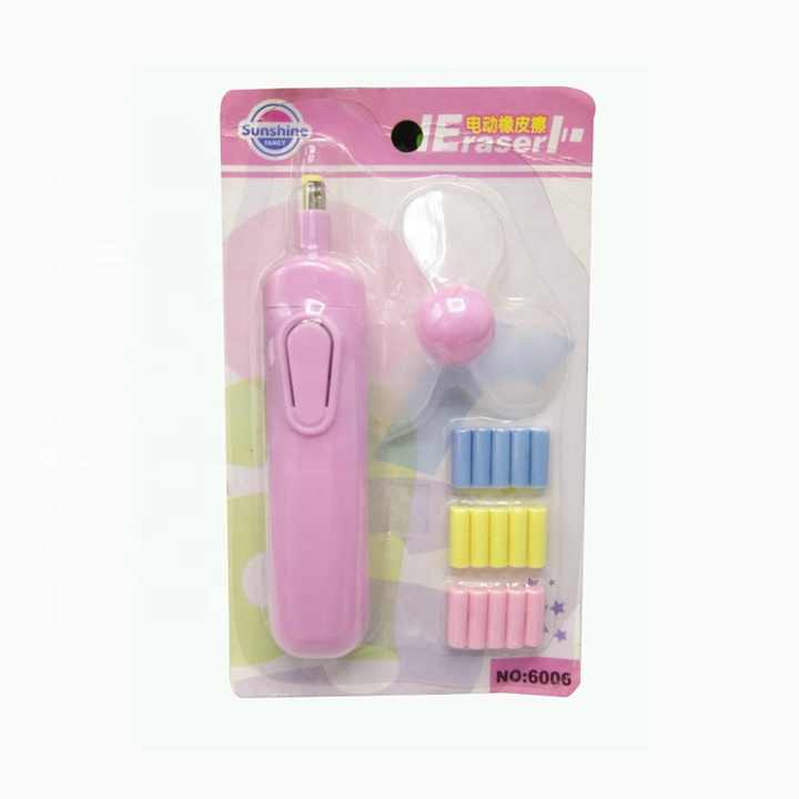 Promotional Creative Unique Novelty Stationary Plastic Electric Eraser ...