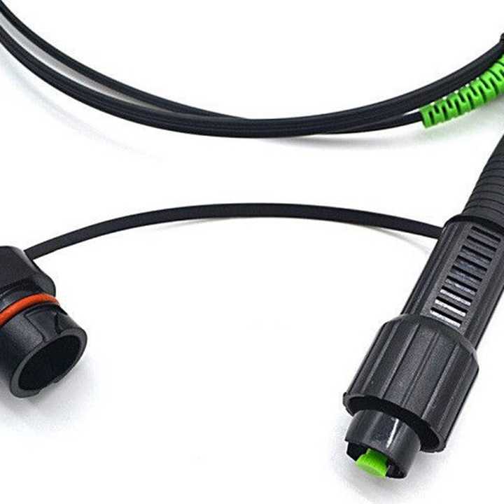 Outdoor Waterproof SC APC Simplex Adapters Fiber Optical Cable ...