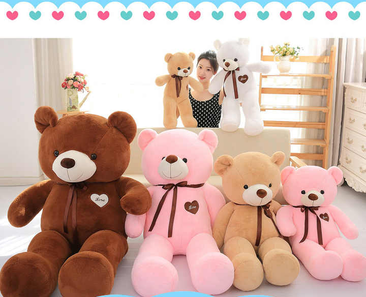 2m Plush Teddy Bear - Huge Stuffed Bear 160 Cm