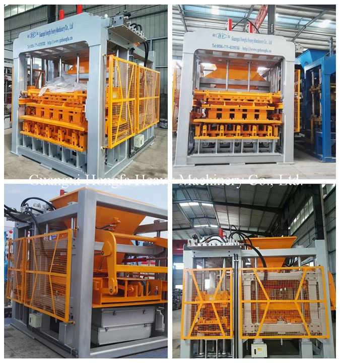 QT10-15F Plastic Recycle Bricks Making Machine - High Efficiency