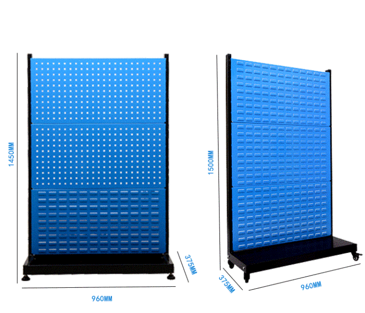 Perforated Metal Display Racks for Tools - Durable & Versatile
