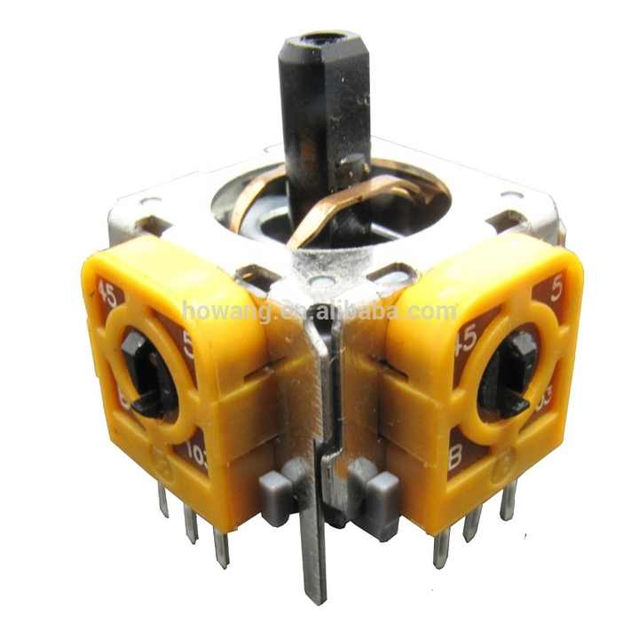 FJP10K Series 16mm game controller potentiometer 2 axis potentiometer ...