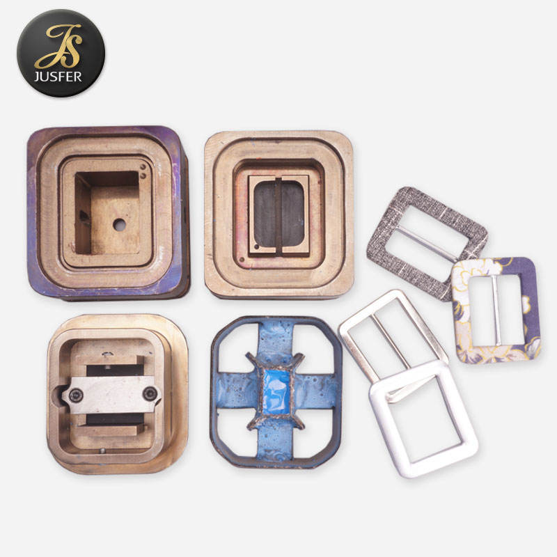 4 Parts Metal Cloth Cover Buckle Mould in Stock - Jusfer