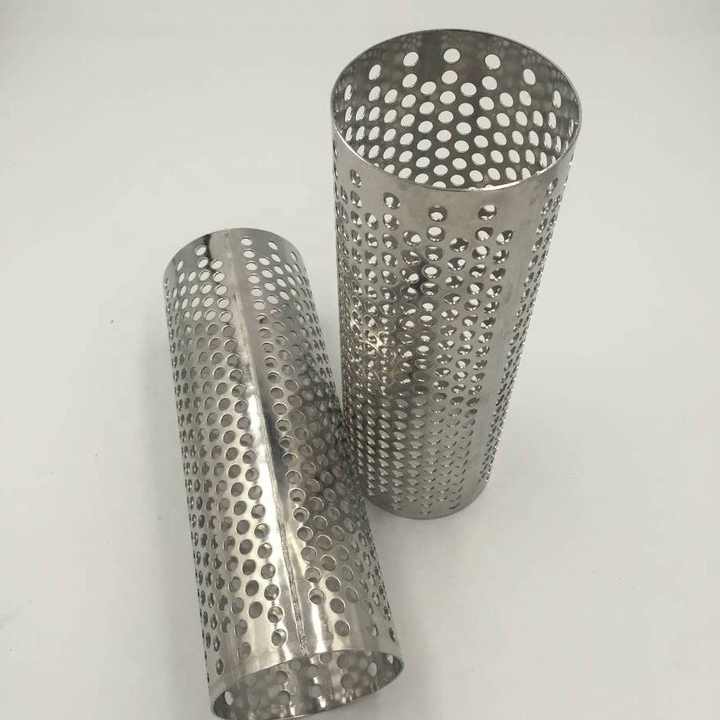Stainless Steel Spiral Welded Perforated Metal Pipe Filter Tube ...