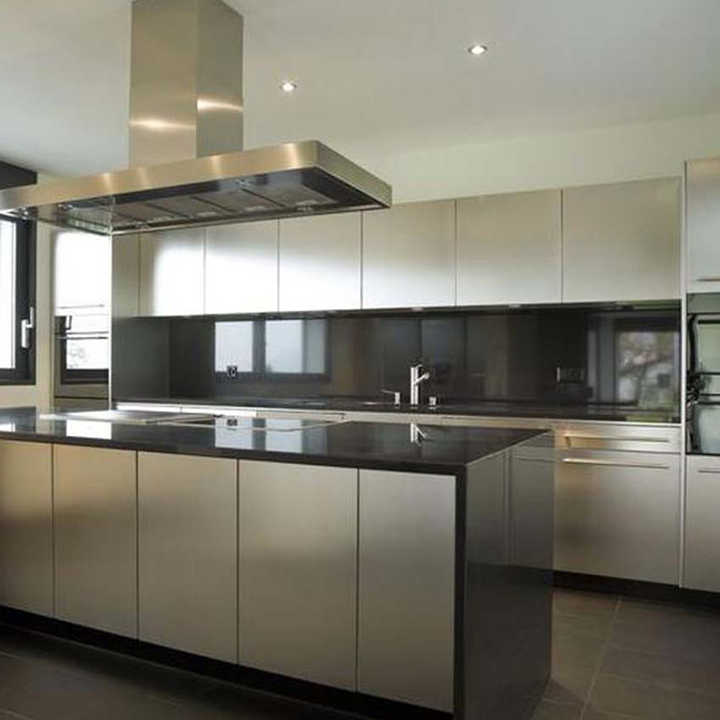 Stainless Steel Kitchen Cabinet - Modern Modular Design