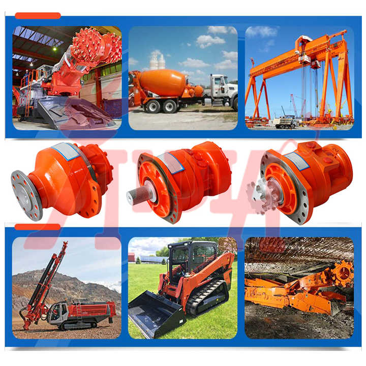 Drive hydraulic radial piston wheel/tree poclain motor MS02 MSE02 MS05 ...