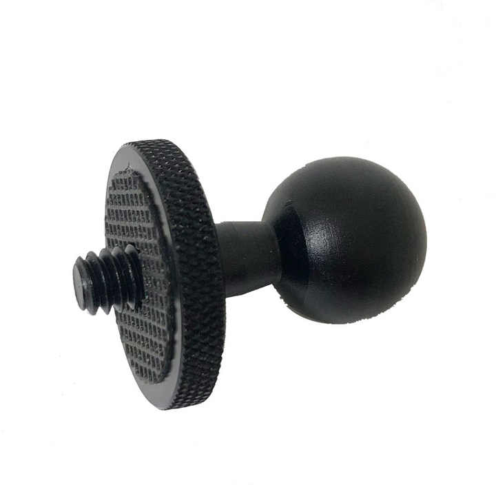 17mm Aluminum Mini Ball Adapter for Action Cameras & DSLR
