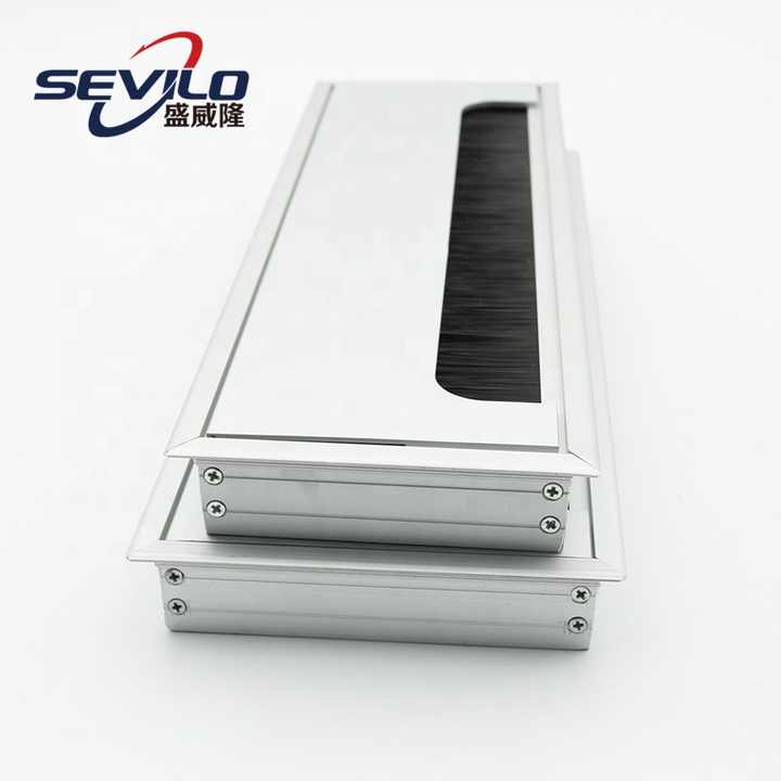 Rectangular Cable Computer Desk Hole Covers by SEVILO