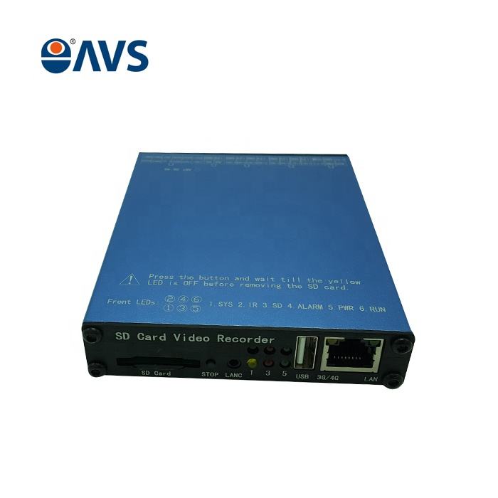 1080P Analog AVI Vehicle SD Card Mobile DVR Camera Recorder 4CH