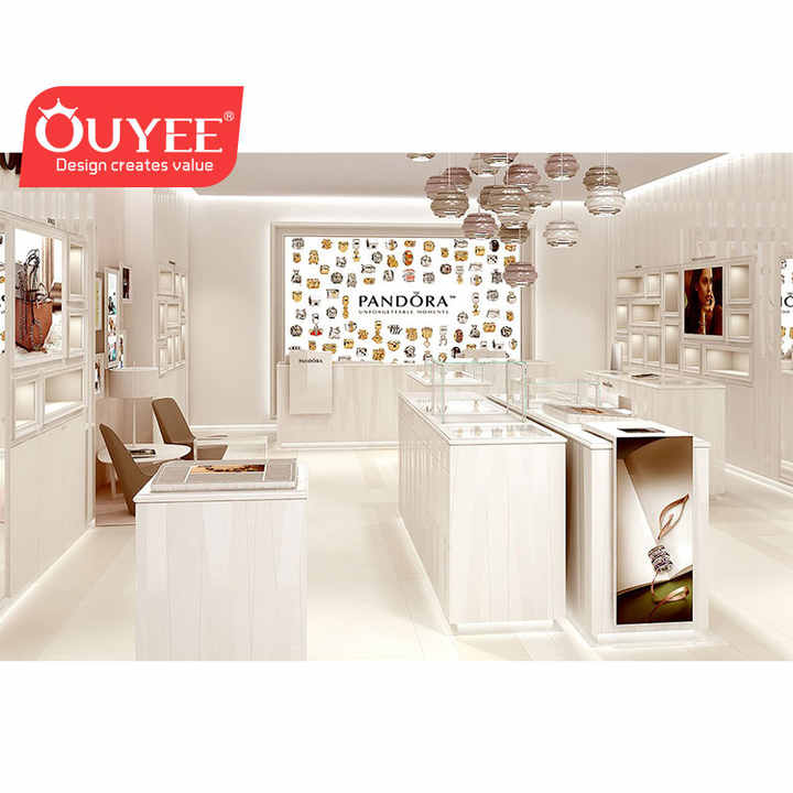 Wooden Pandora Jewelry Display Case - Stylish Store Design