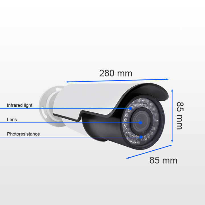 4K Bullet IP Cameras - Ultra HD, Waterproof & Night Vision