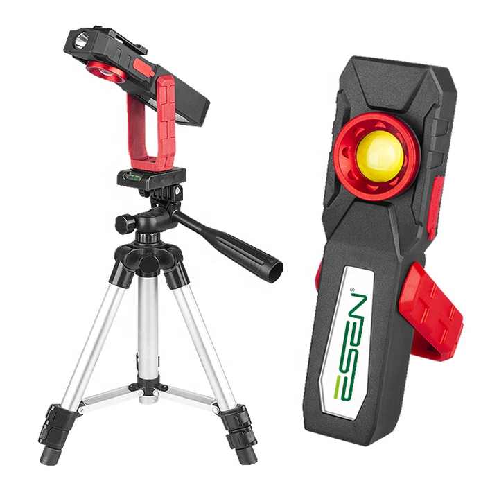 Flip Rechargeable COB LED Magnetic Flashlight & Work Light for Workshop ...