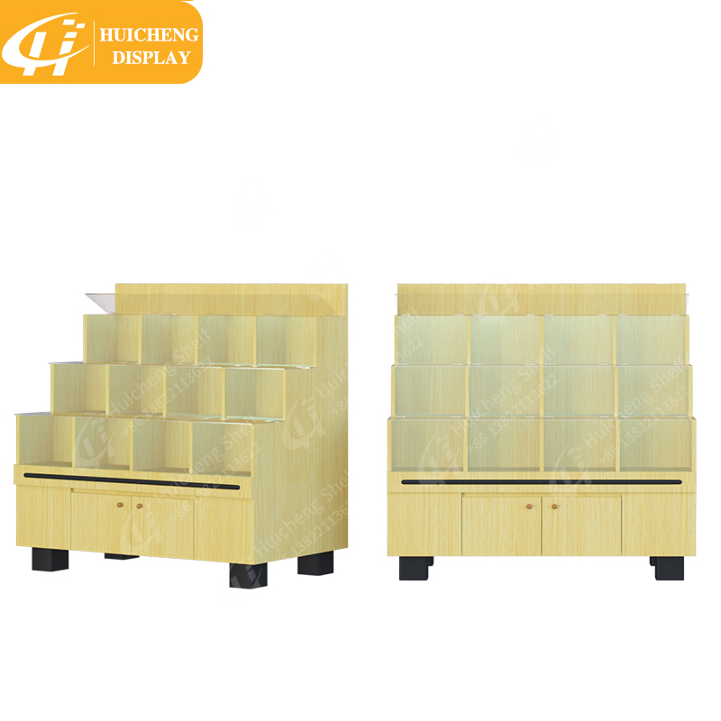 Versatile Supermarket Food Display Shelves for Bulk Goods